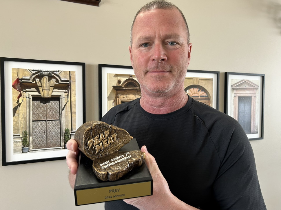 Stunt team lead by Steven McMichael wins award for Prey - CochraneNow: Cochrane, Alberta's ...